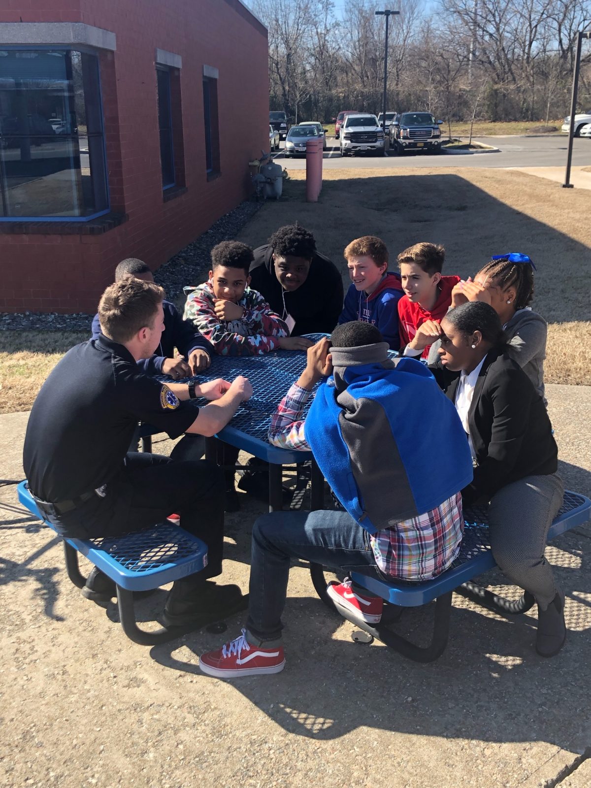 Lucille Brown Middle School students visit RAA - Richmond Ambulance ...