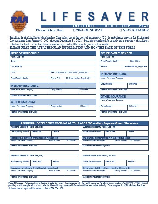 Billing - Richmond Ambulance Authority