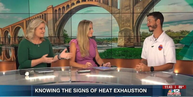 RAA NBC12 Talk Heat Safety for Students - Richmond Ambulance Authority