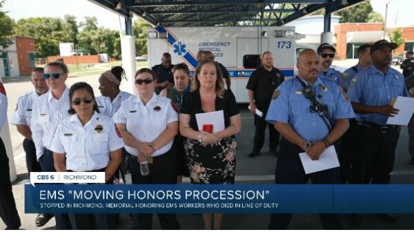 CBS6: Moving Honors Procession honors EMS workers who died in line of duty: ‘Keep them in your ...